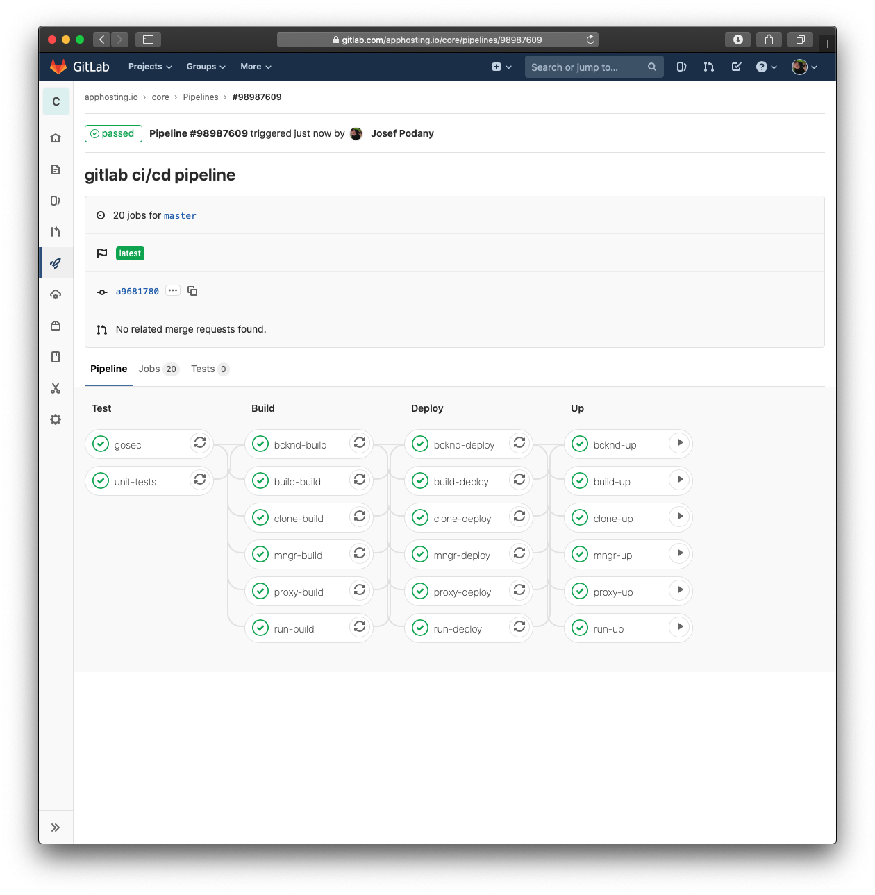 GitLab CI/CD pipeline – pepa.holla.cz